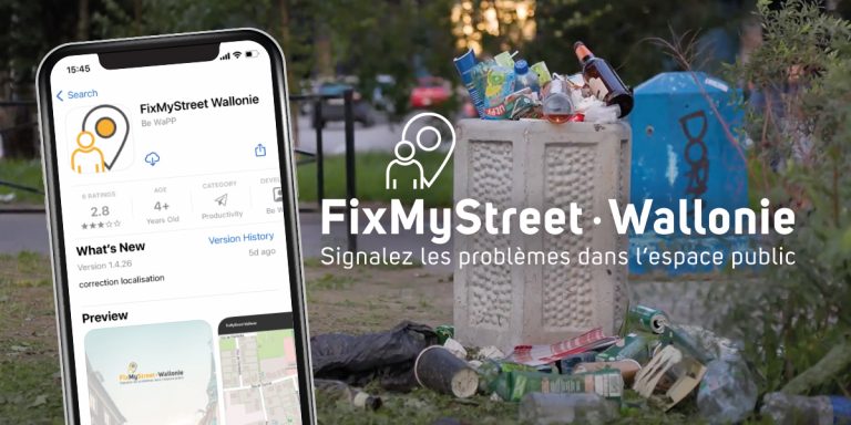 Be WaPP présente les nouveautés de FixMyStreet Wallonie au Salon Smart ...